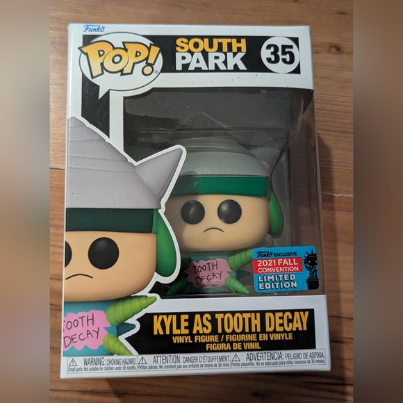 Funko | Toys | Funko Pop 35 South Park Kyle As Tooth Decay 22 Fall ...